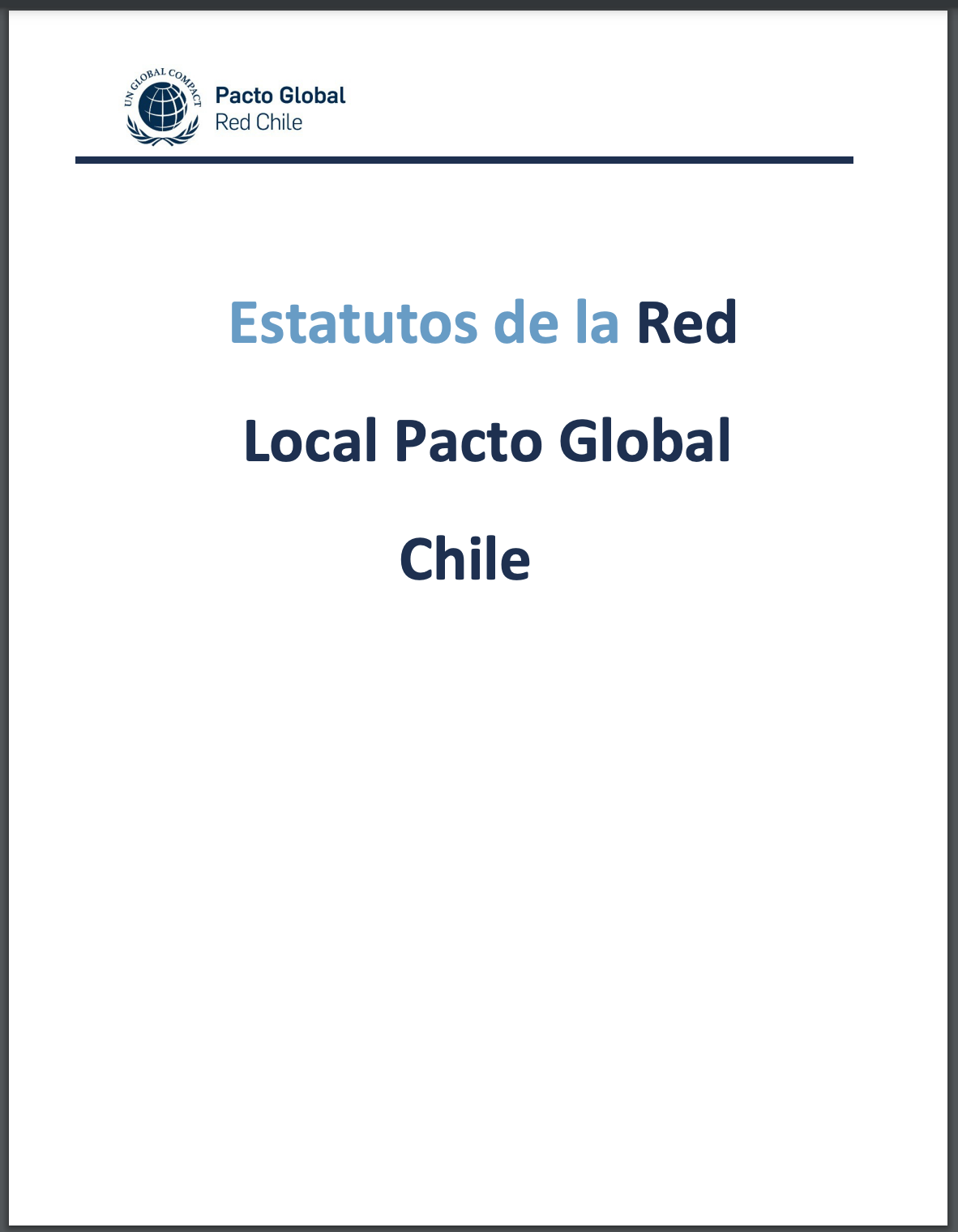 Estatutos – Pacto Global ONU | Empresas | Desarrollo Sostenible